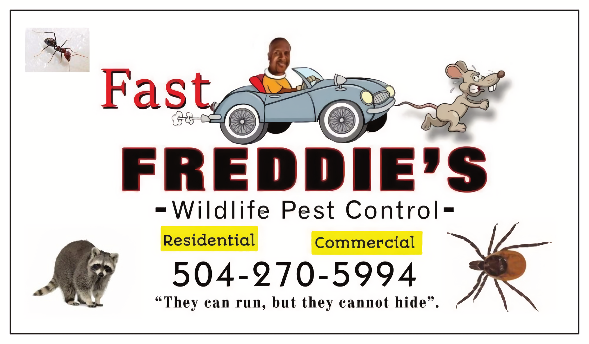 Fast Freddie's Pest Control - Specialty & Inspection Services ...