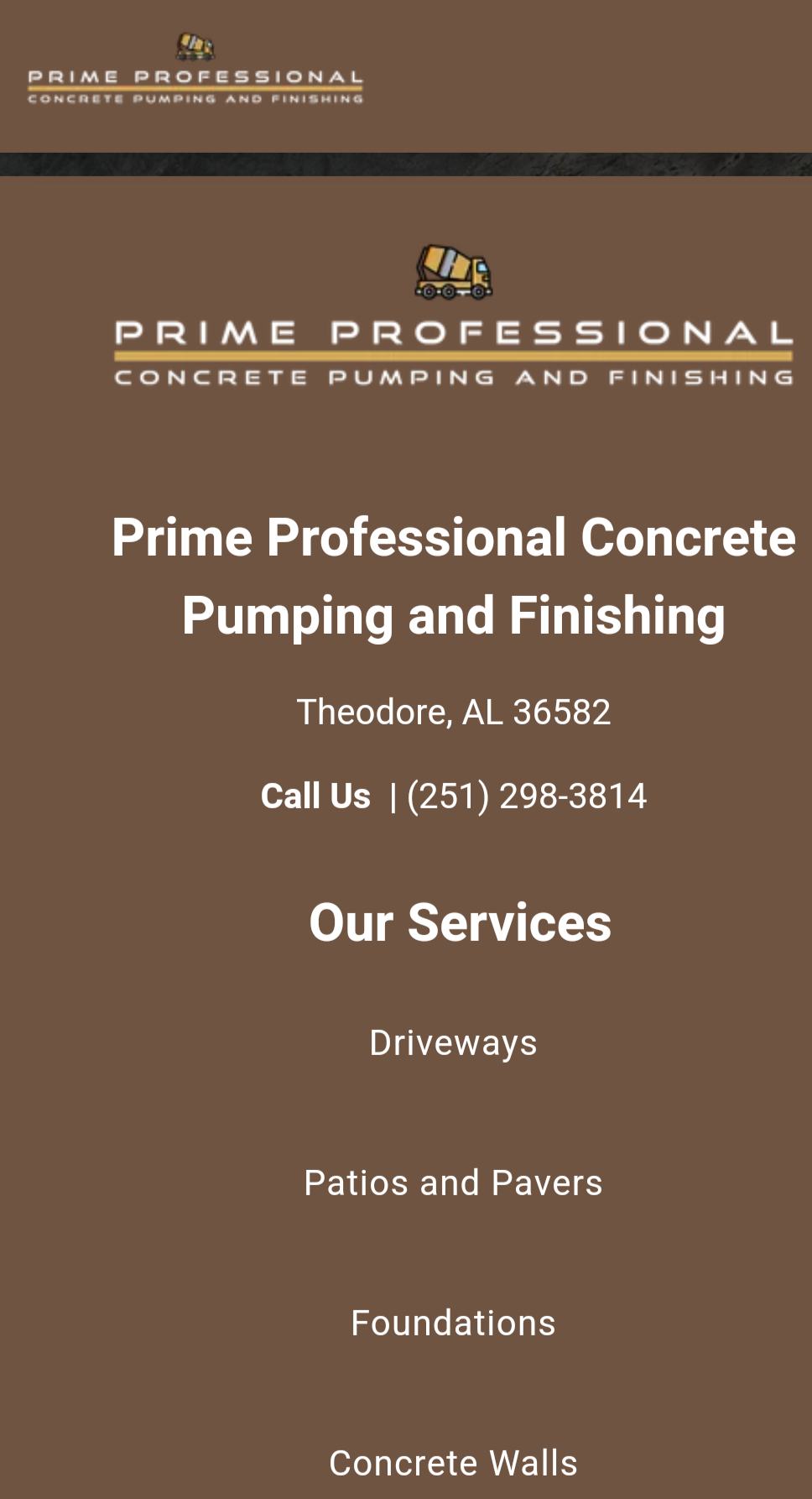 Prime Professional Concrete Pumping and Finishing - Construction ...